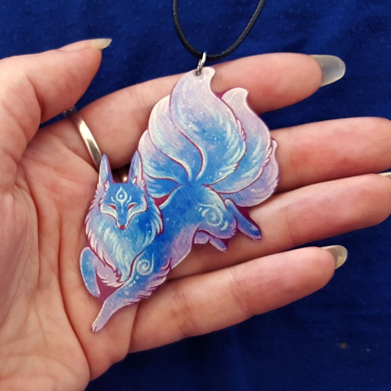Kitsune Magic Fox Fantasy Spirit Totem Animal Galaxy Ginger - Etsy Ireland