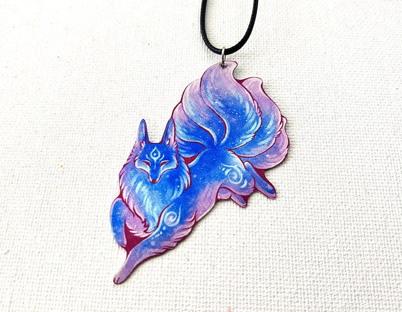 Kitsune Magic Fox Fantasy Spirit Totem Animal Galaxy Ginger - Etsy Ireland