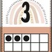 Number Cards 1-20- Neutral Rainbow - Etsy