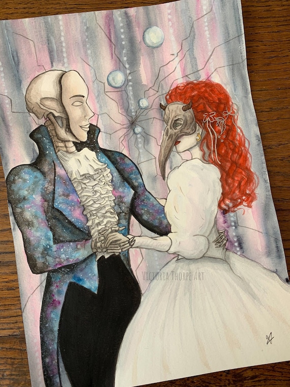 Masquerade Ball Drawing