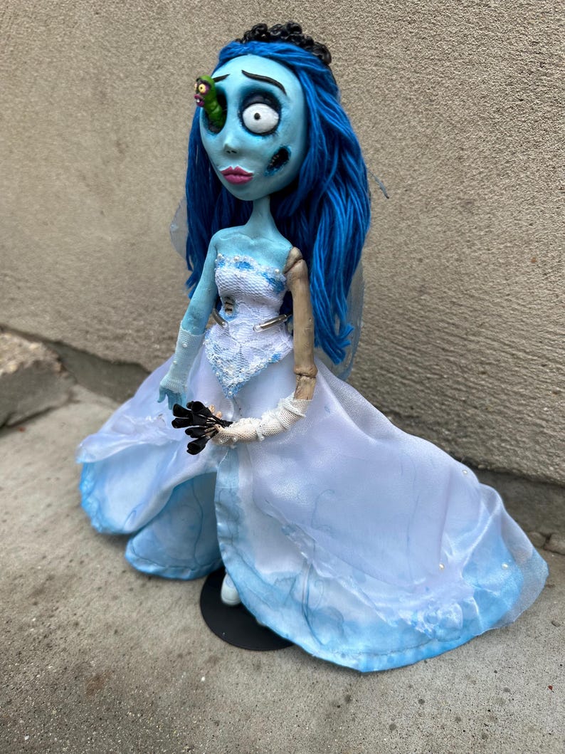Corpse Bride Inspired - Emily Handmade Art Doll - Etsy