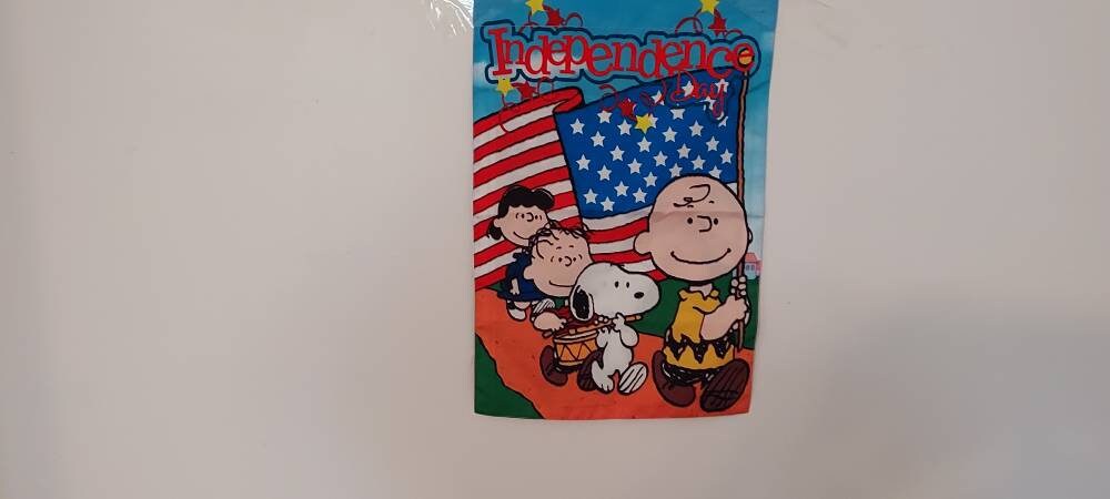 Peanuts Snoopy and the Gang Independence Day Garden Flag. 14 - Etsy