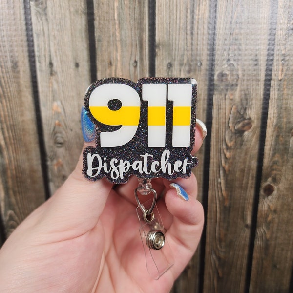 911 Dispatcher Badge - Etsy