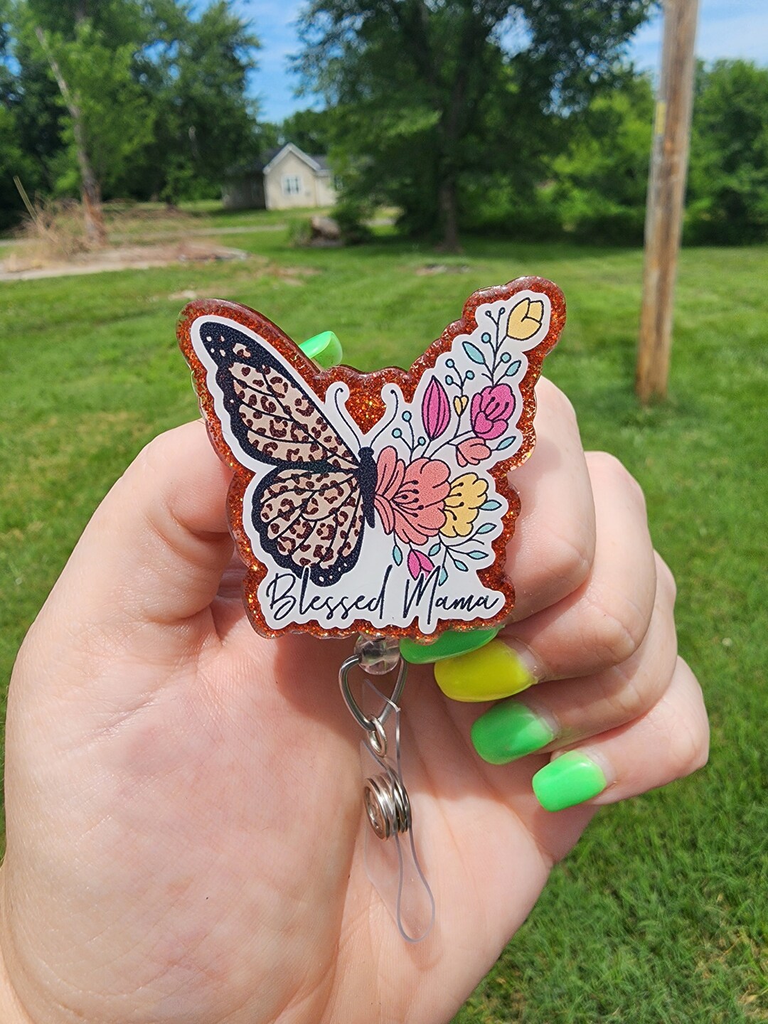 Blessed Mama Badge Reel PLEASE Read Item Description - Etsy