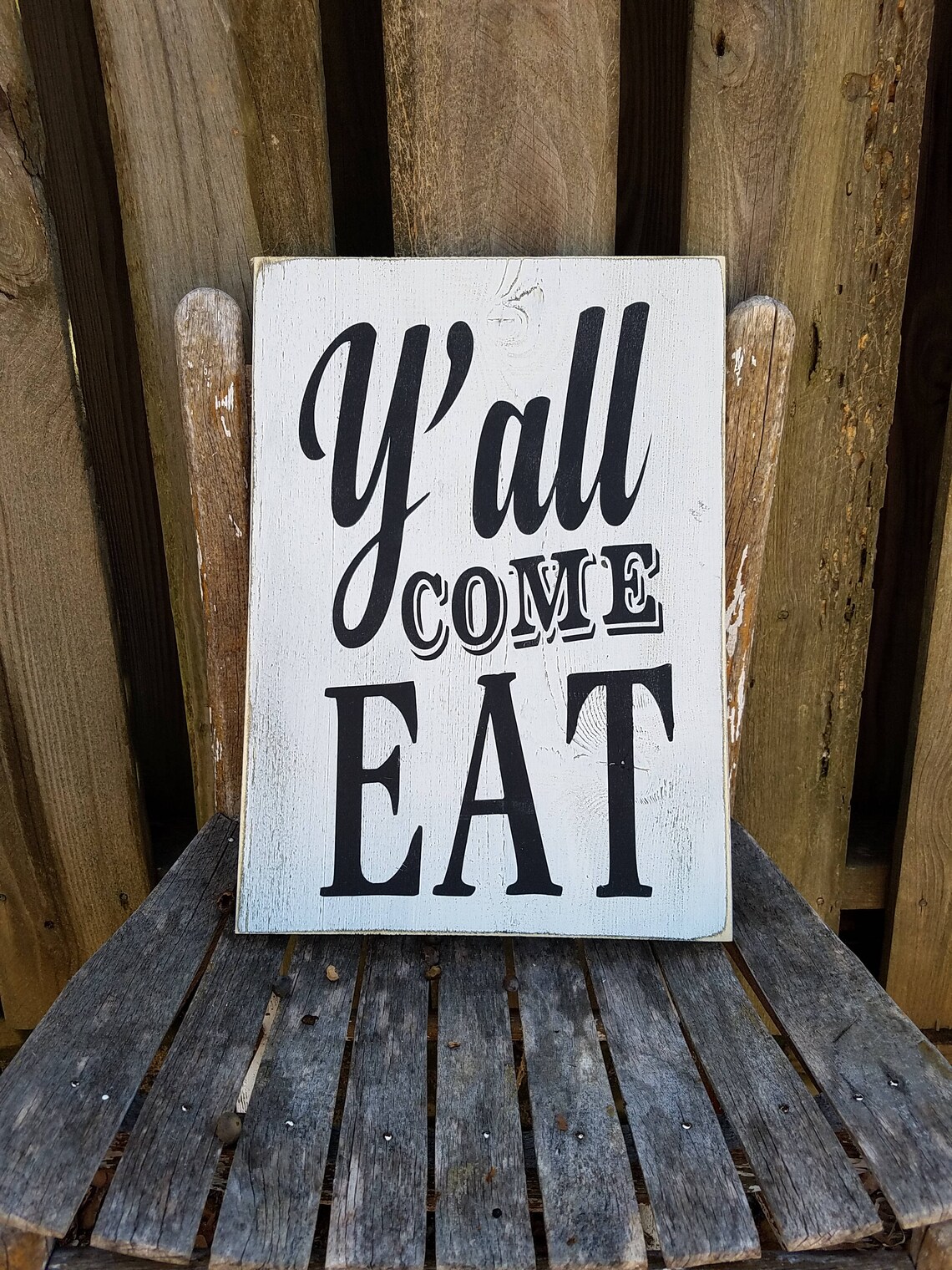 Y'all Come Eat Sign Farm Sign Rustic Wood Sign Wooden - Etsy