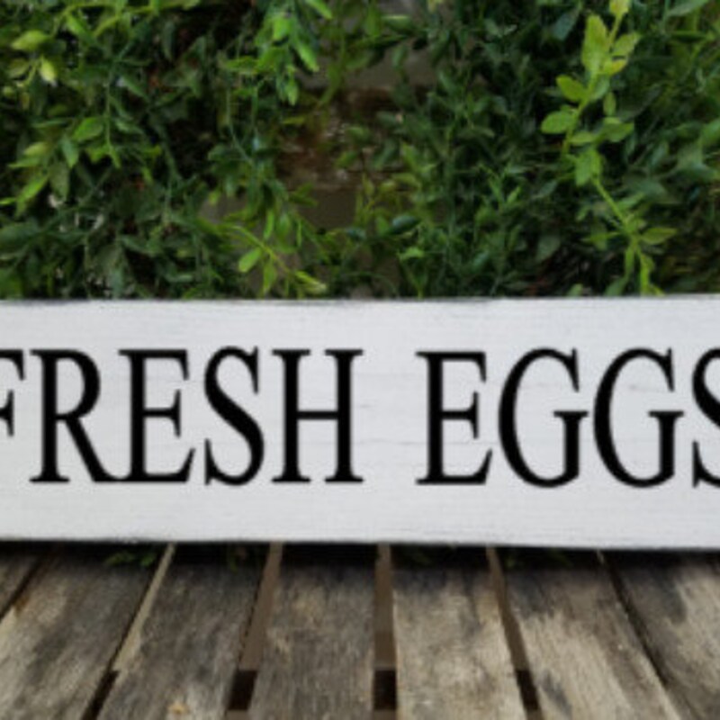 Fresh Eggs Sign - Etsy