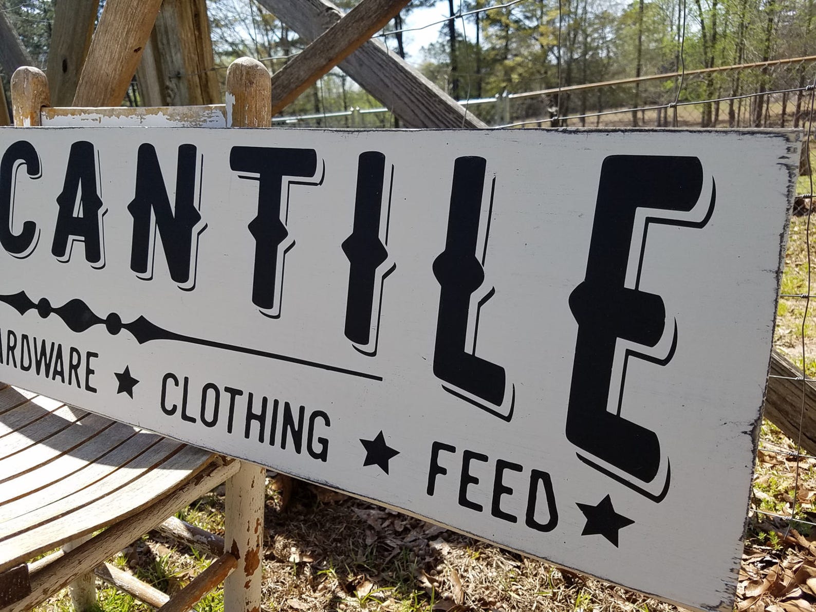 Mercantile Sign Mercantile Country Store Sign Rustic Wood | Etsy