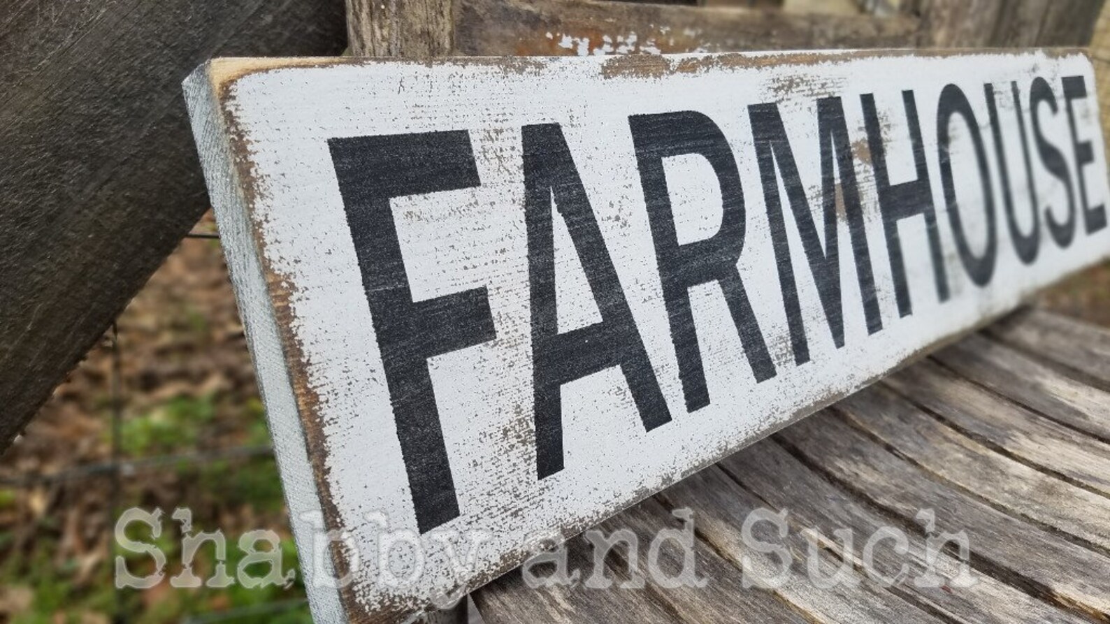 Farmhouse Sign Farmhouse Rustic Wood Sign Shabby Farmhouse Sign Farm ...