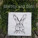 Bunny Face Sign, Rabbit Sign, Rustic Wood Sign, Rustic Easter Sign ...