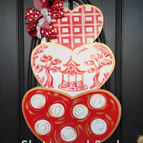 Valentine Door Hanger - Etsy