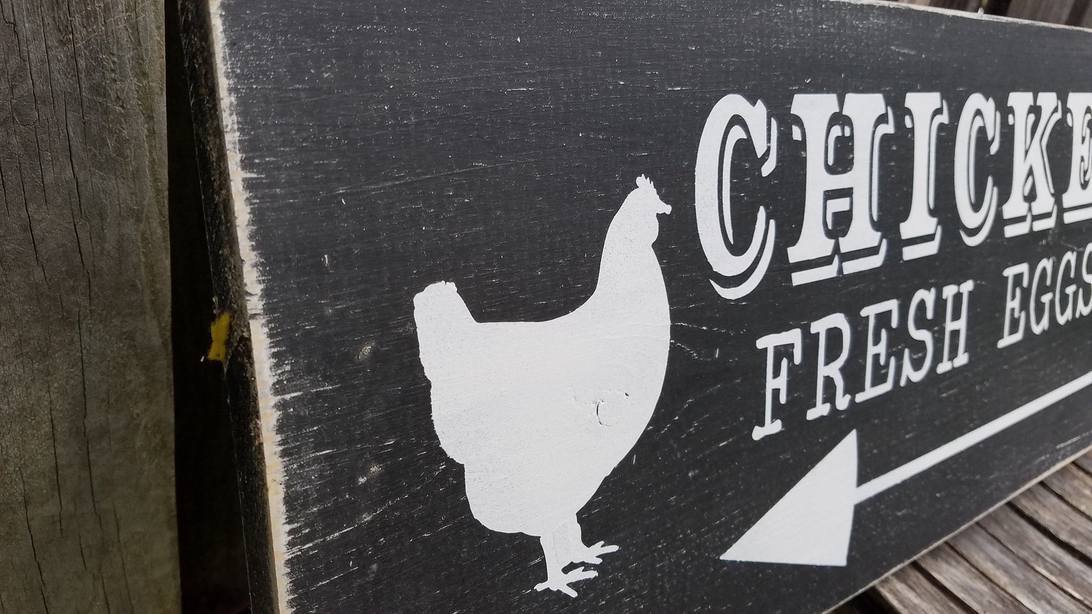 Chicken Coop Rustic Wood Sign, Chicken Sign, Fresh Eggs Sign, Farmhouse ...