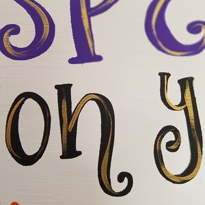 I Put A Spell on You Door Hanger, Halloween Door Hanger, Fall Door ...