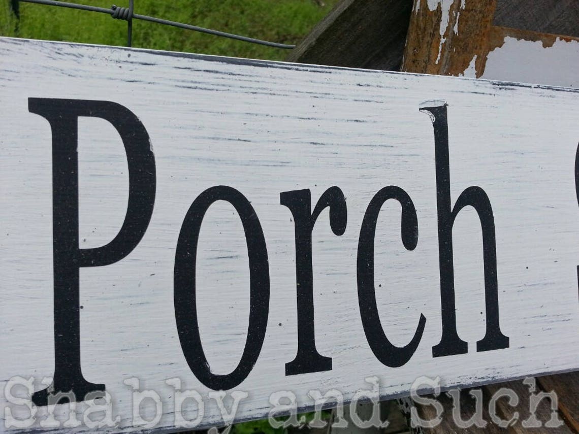Porch Sweet Porch Sign - Porch Sign - Rustic Wood Sign - Wooden Sign ...