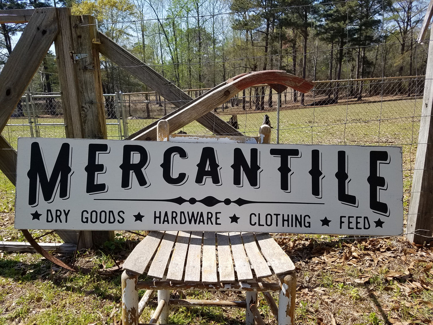 Mercantile Sign Mercantile Country Store Sign Rustic Wood | Etsy