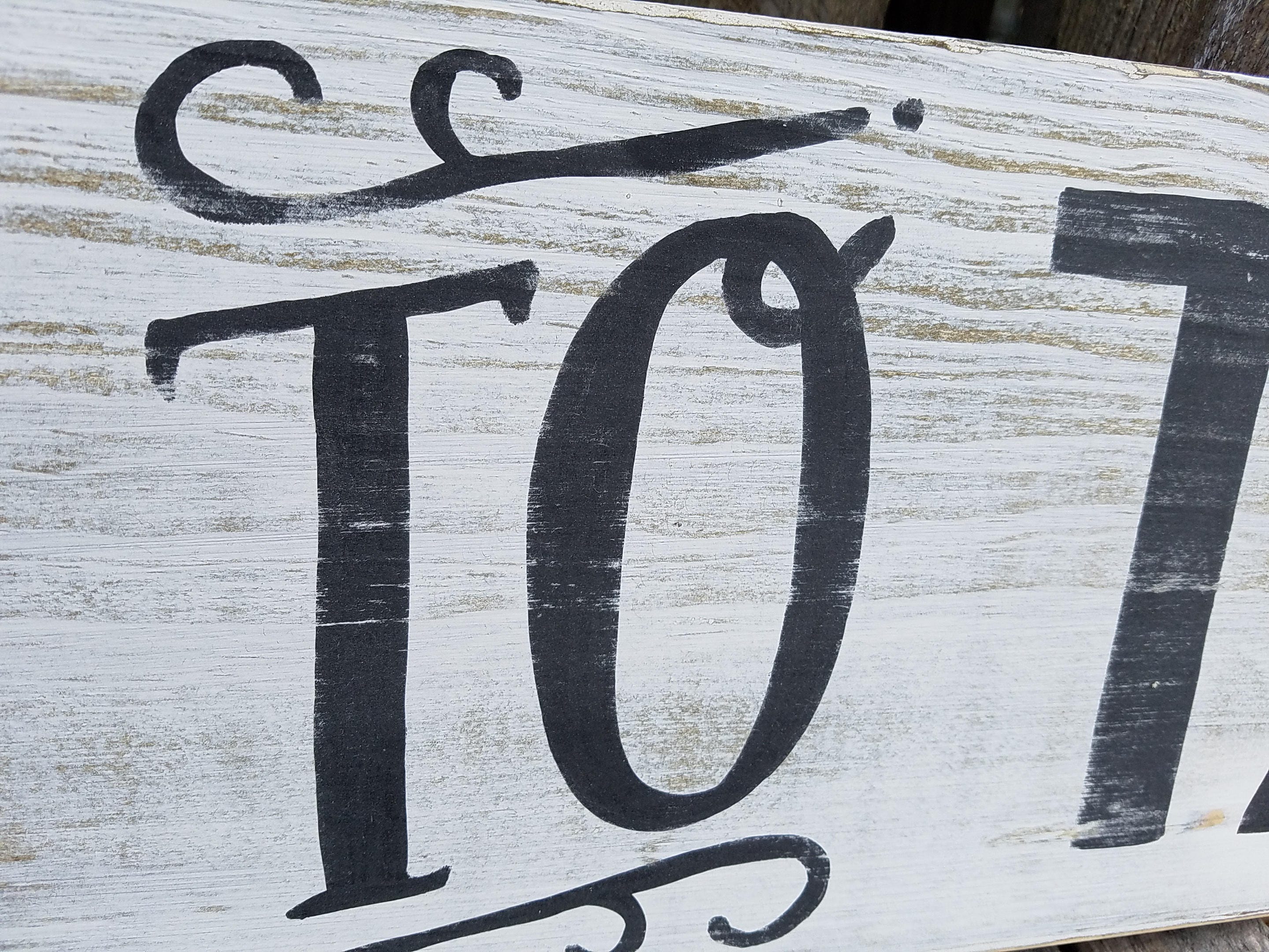 Rustic Farm to Table Wood Sign | Farmhouse Kitchen Decor - Etsy