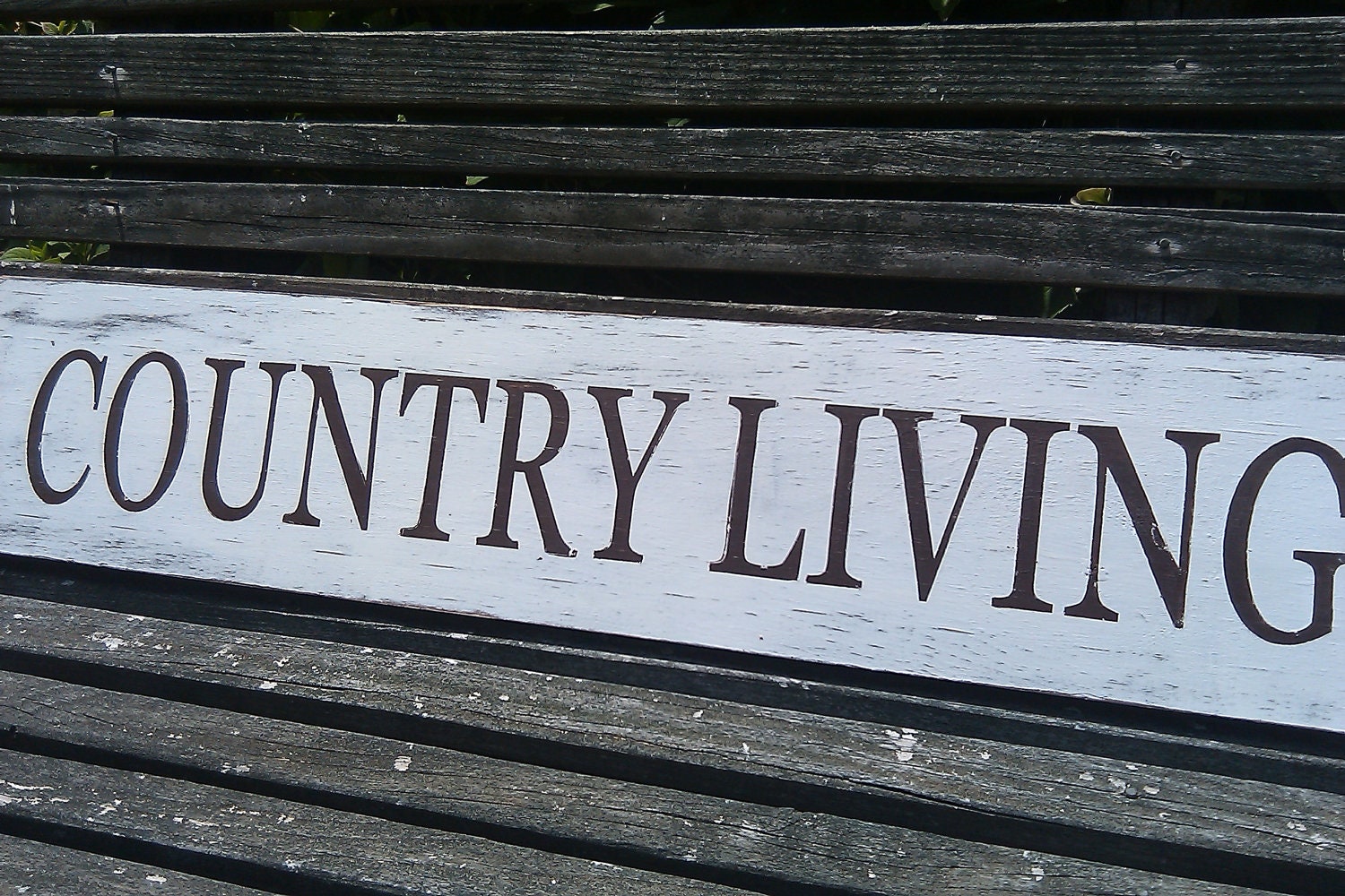 Country Living sign rustic wood sign farmhouse style sign | Etsy