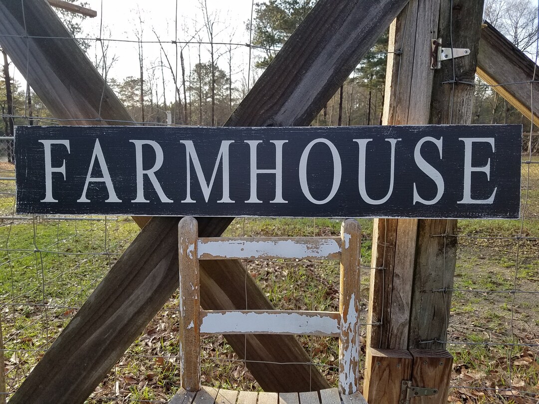 Farmhouse Sign, Farm Sign, Welcome Sign, Family Sign, Rustic Wood Sign ...