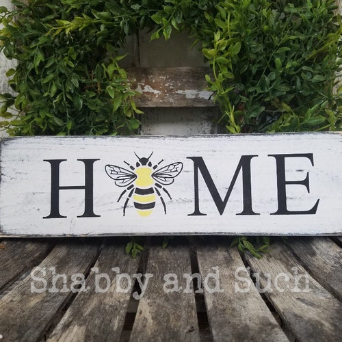 Bee Blessed Sign Bee Blessed Wreath Sign Gnome Bee Sign | Etsy