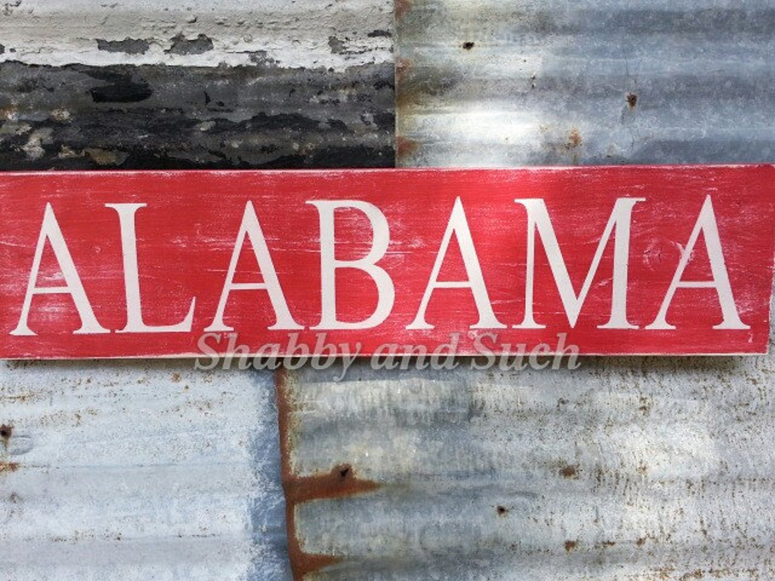 Alabama sign rustic wood sign farmhouse style sign wooden | Etsy