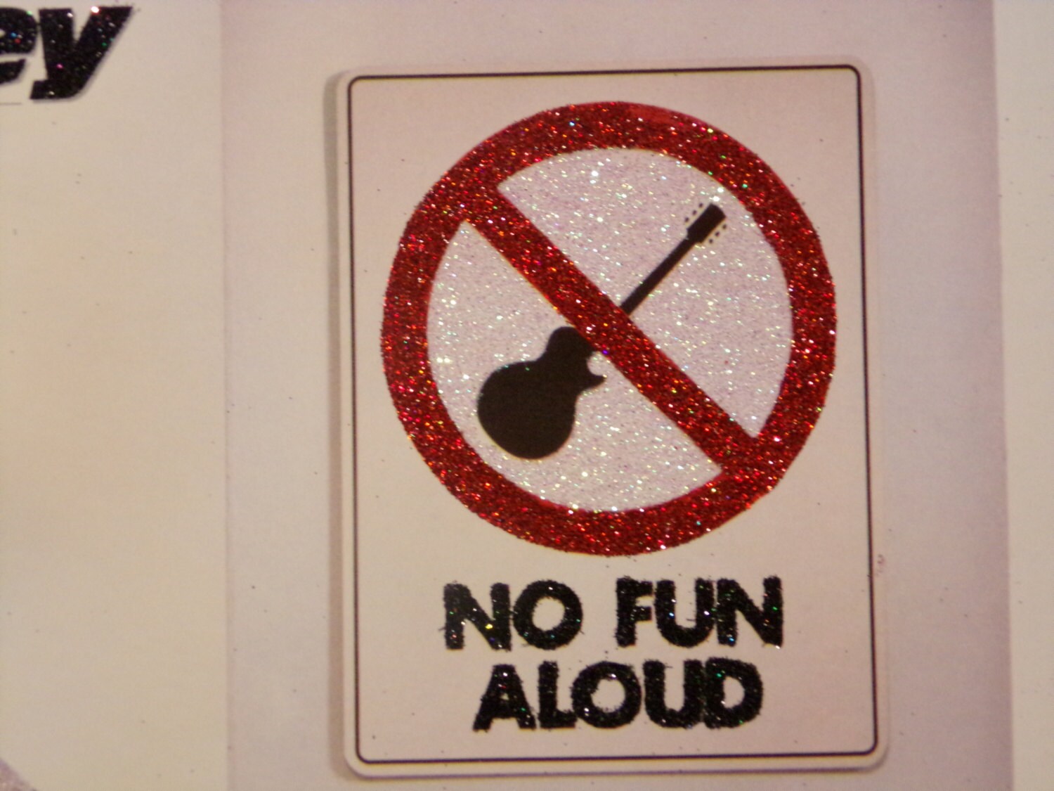 Glittered Record Album - Glenn Frey - No Fun Aloud - Etsy