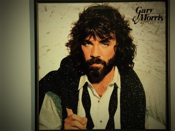Glittered Record Album Gary Morris | Etsy