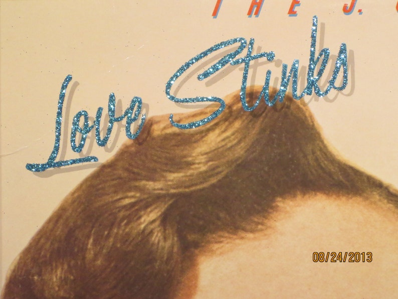Glittered Record Album - the J. Geils Band - Love Stinks - Etsy