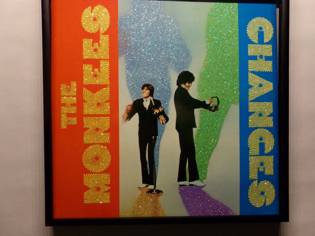 Glittered Album - the Monkees - Changes - Etsy