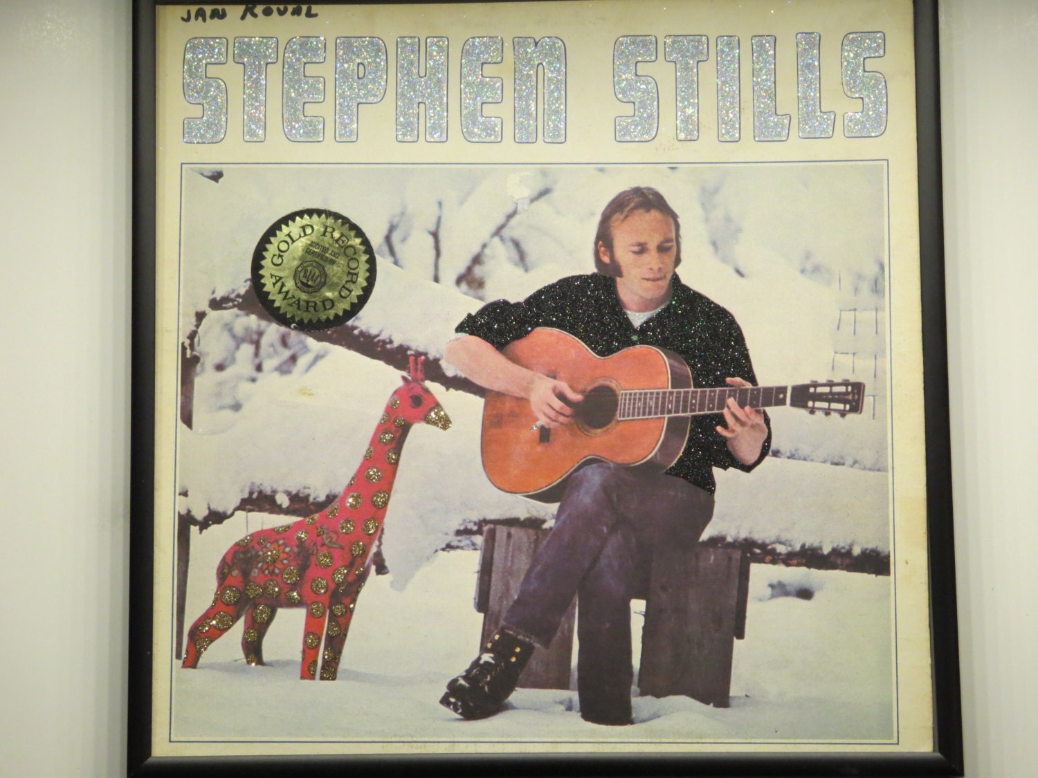 Glittered Record Album - Steven Stills - Etsy