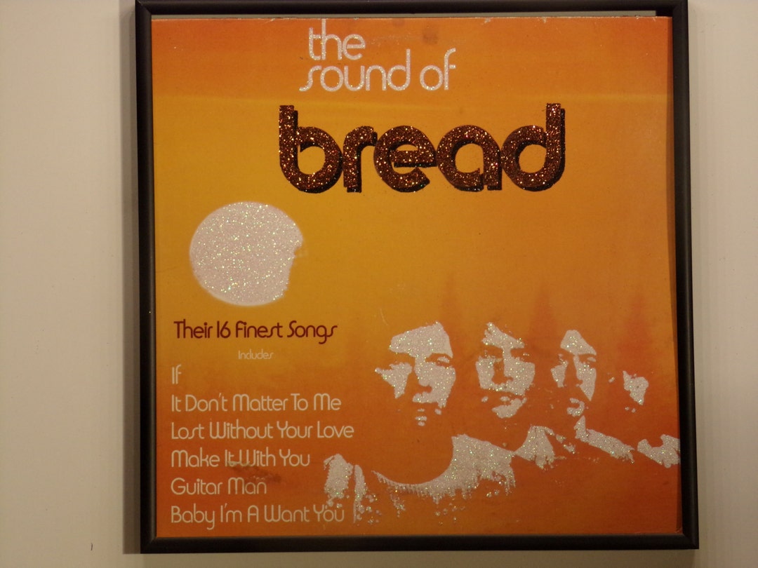Glittered Record Album - Bread - the Sound of Bread - Etsy