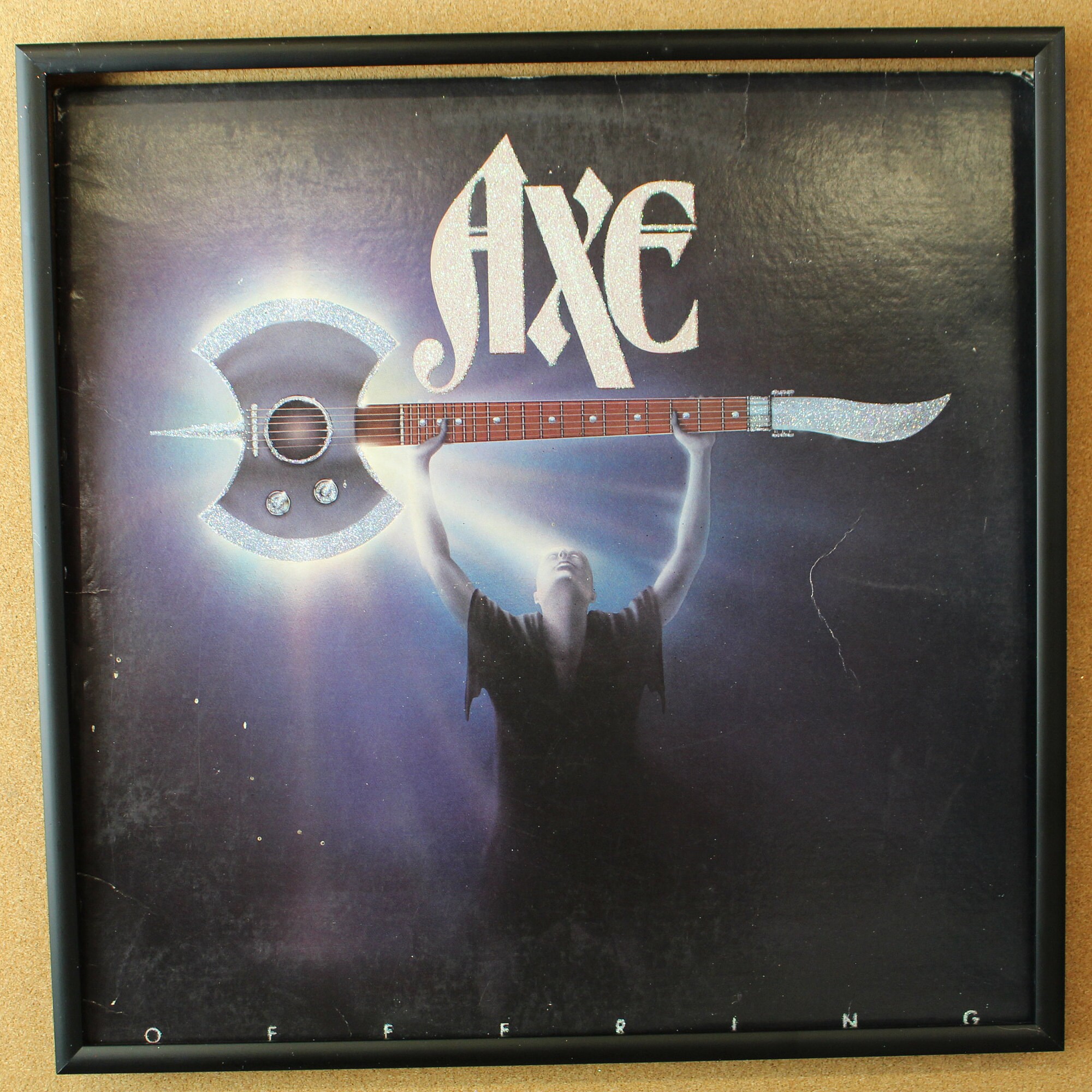Glittered Record Album - Axe - Offering - Etsy