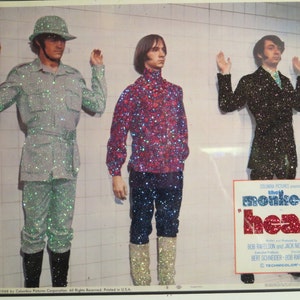 Glittered Poster - the Monkees - Head - (micky Dolenz, Peter Tork ...