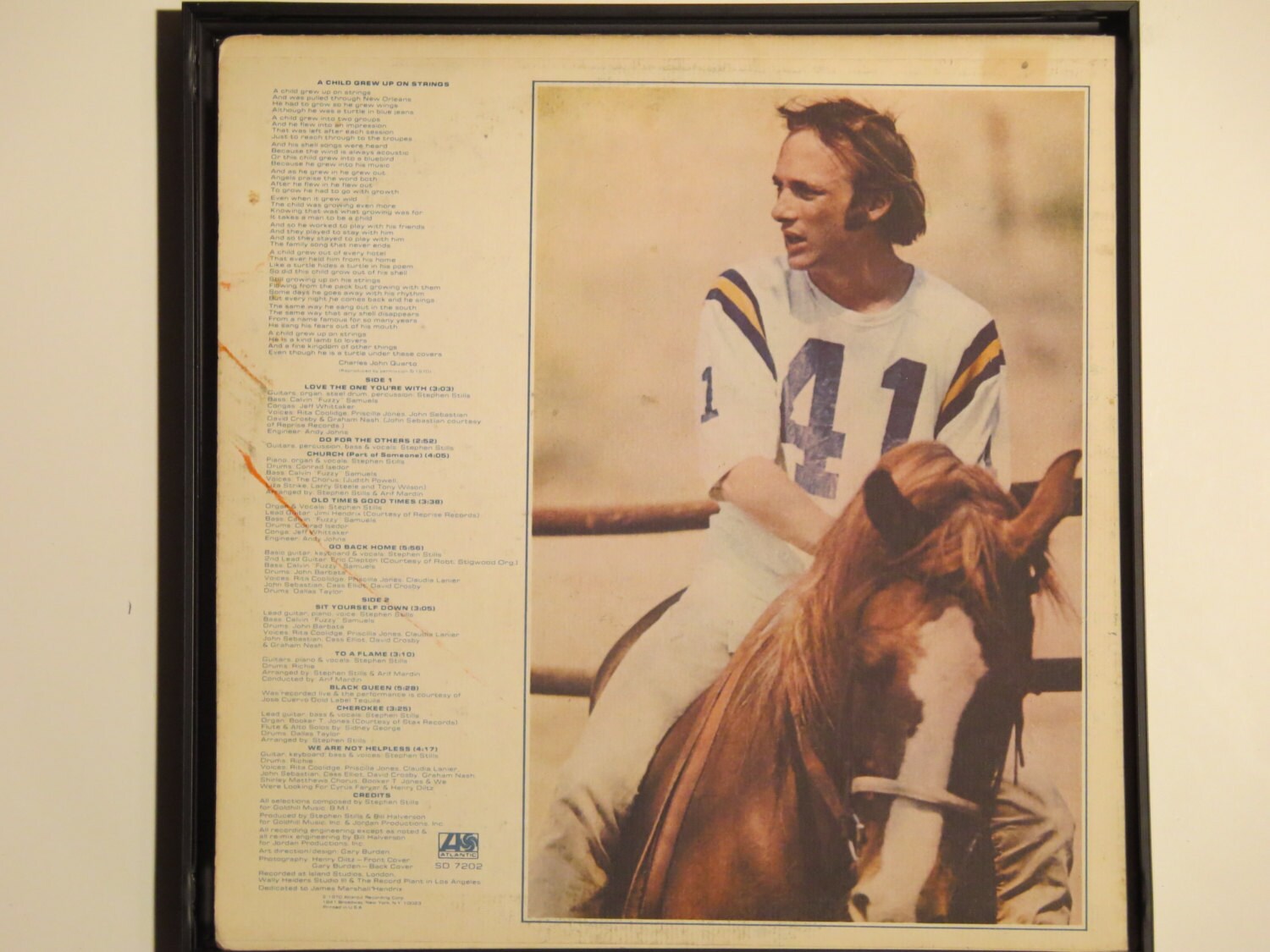 Glittered Record Album - Steven Stills - Etsy