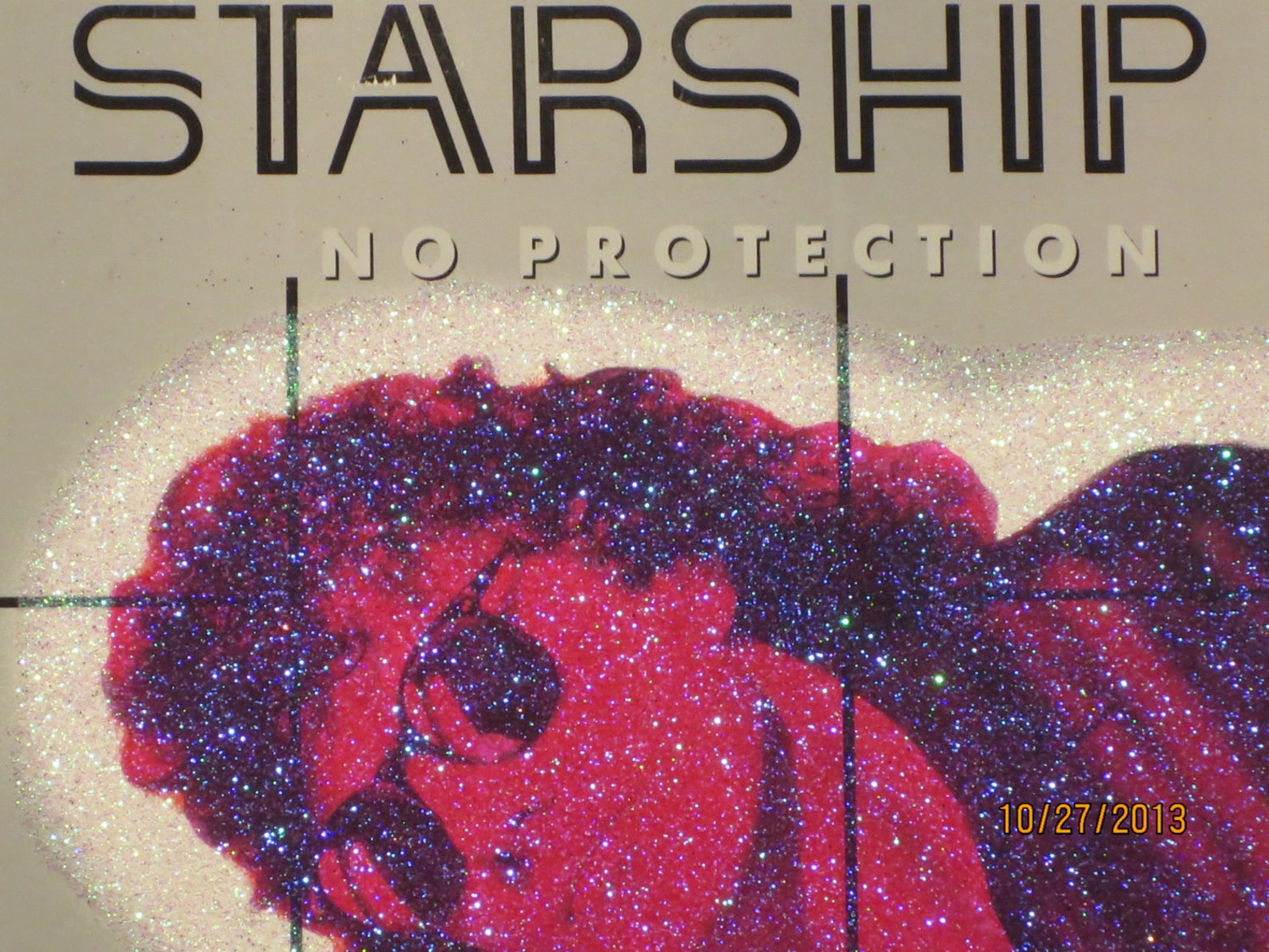 Glittered Record Album - Starship - No Protection - Etsy