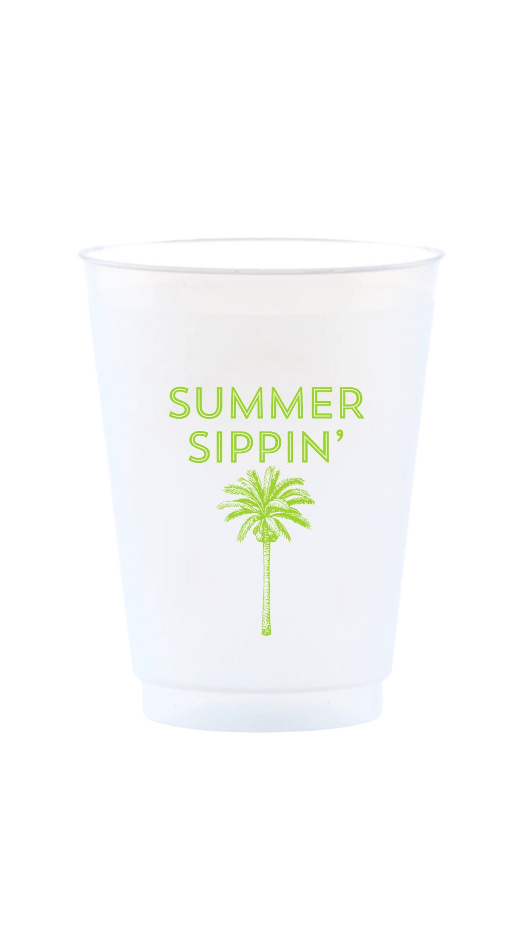 Summer Sippin Reusable Frost Flex Cups - Etsy