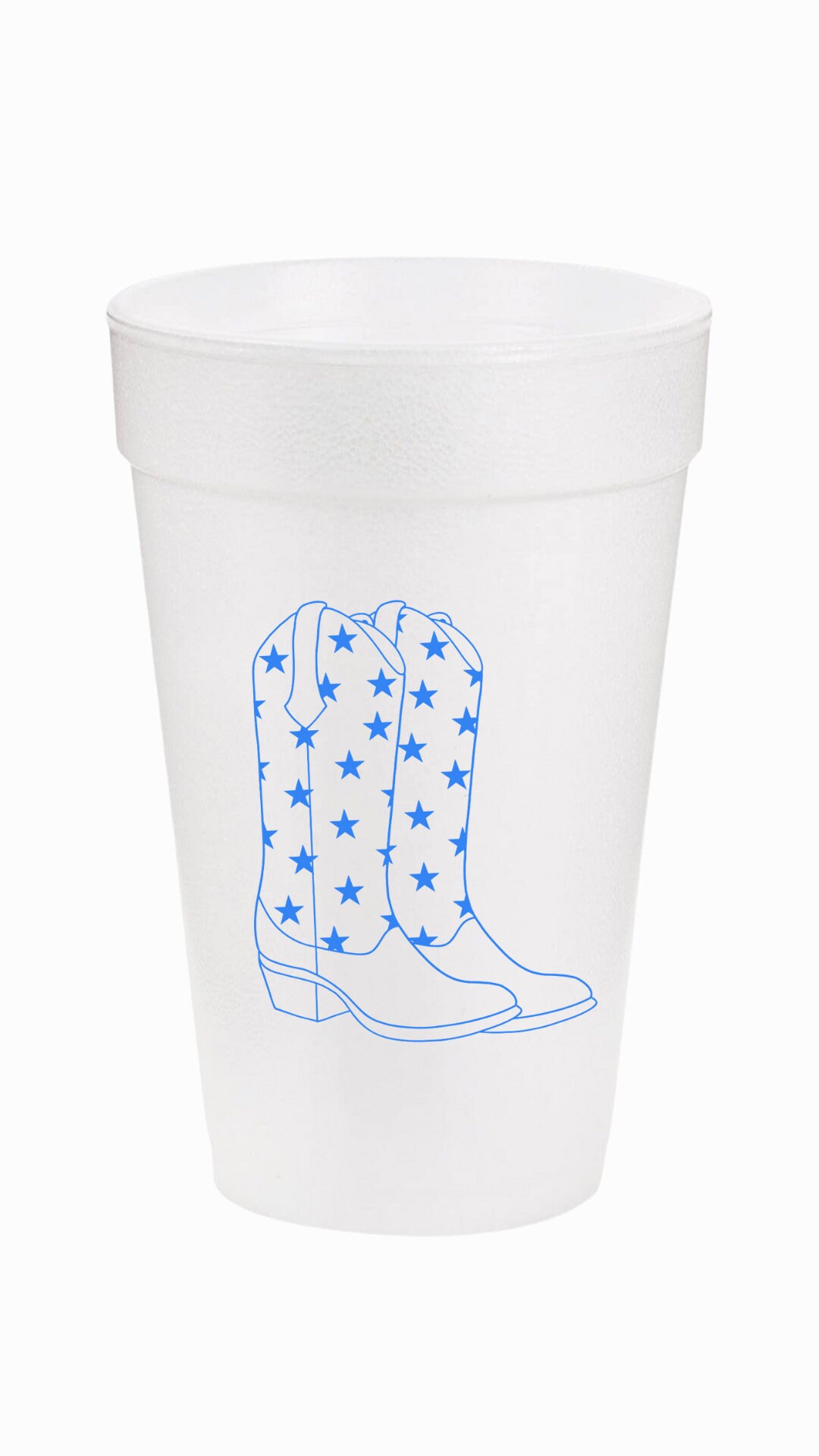 Cowgirl Boots Styrofoam Cups - Etsy