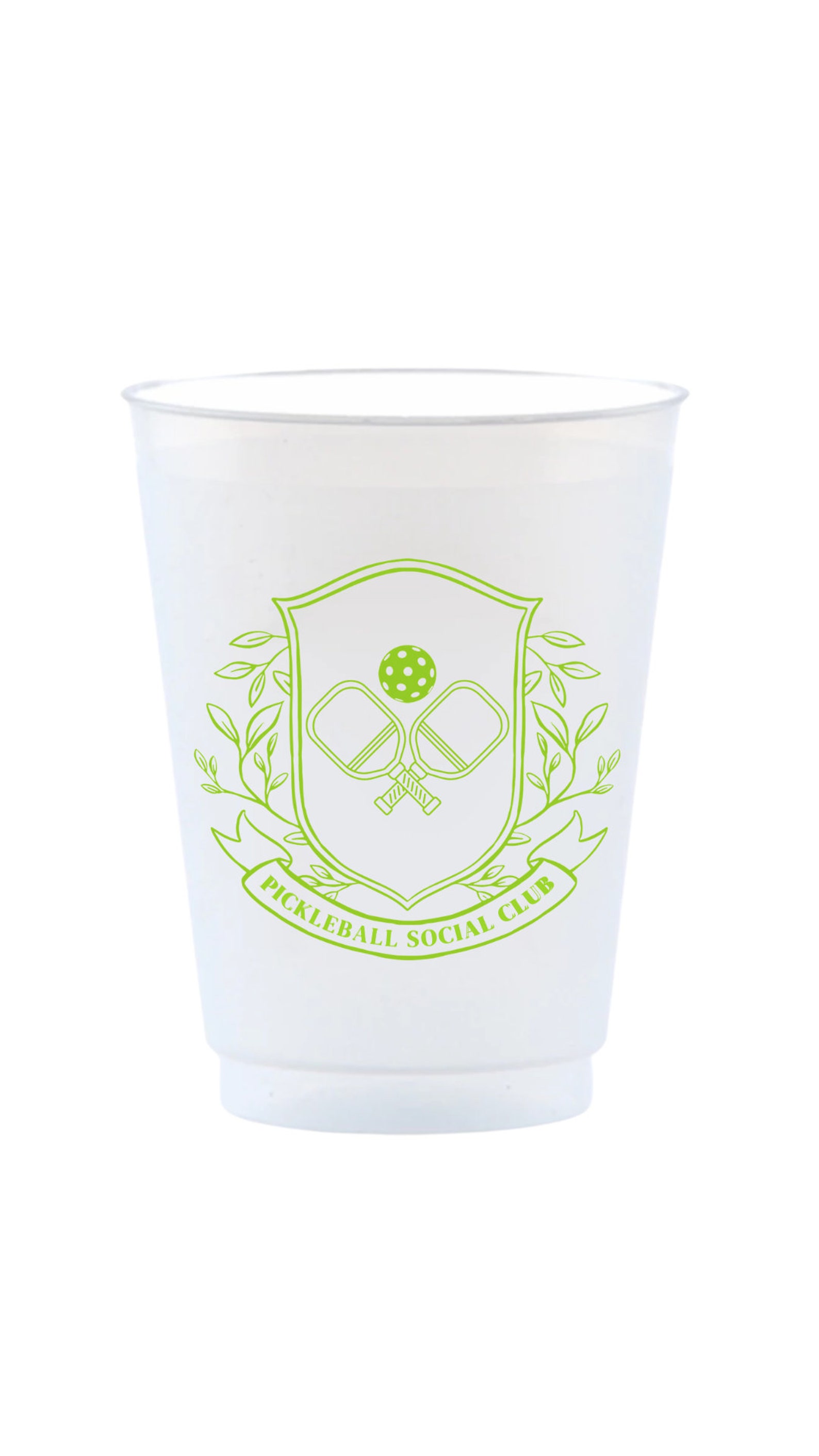 Pickleball Reusable Frost Flex Cups - Etsy
