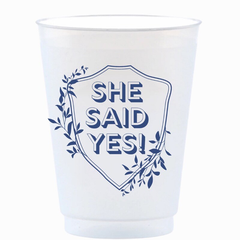Engagement Party Cups - Etsy