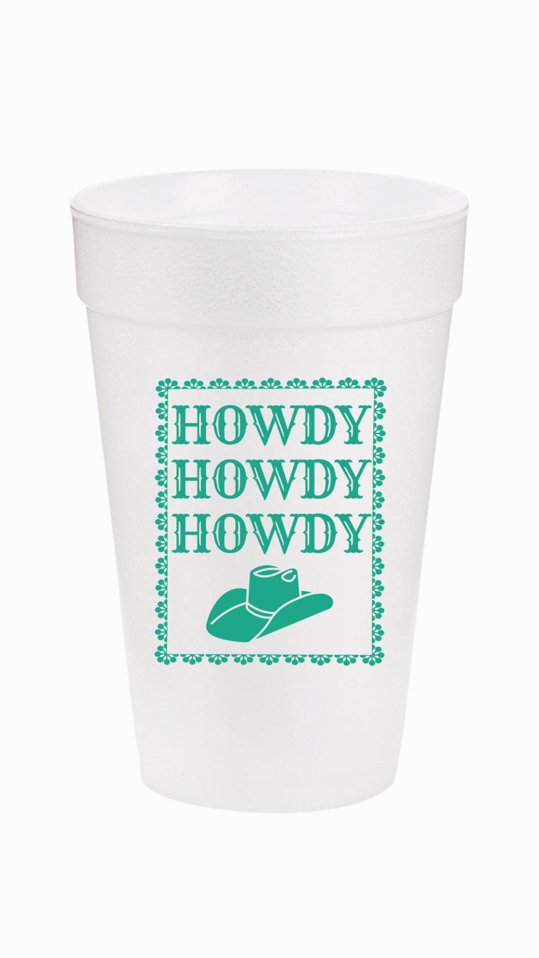 HOWDY HOWDY HOWDY Styrofoam Cups - Etsy