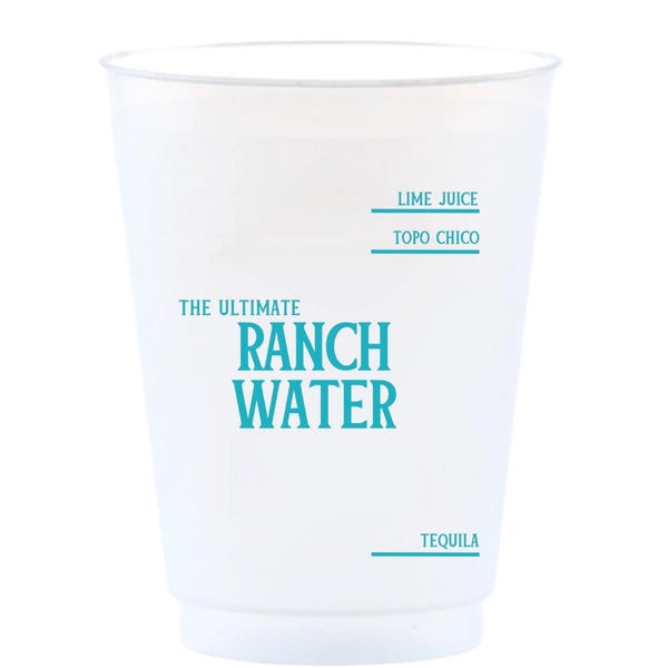 Ranch Water Cups - Etsy