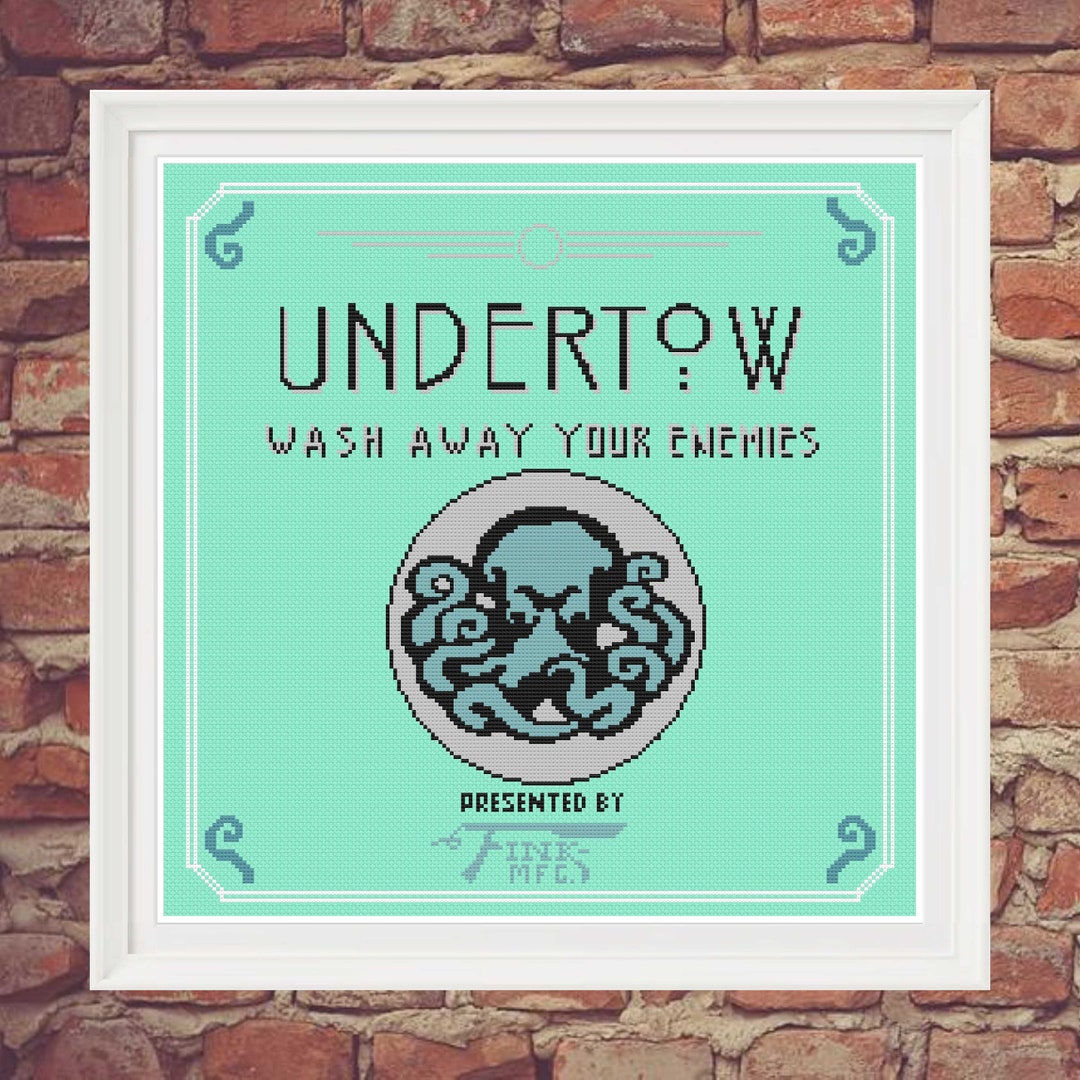 Bioshock Vigor Undertow PDF Cross Stitch Pattern - Etsy