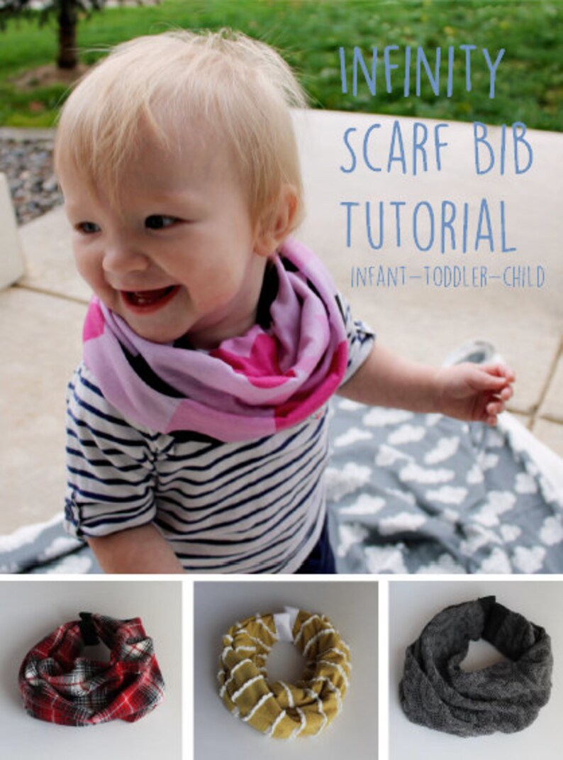 Tutorial for Infinity Scarf Bib PDF Pattern Infinity Scarf - Etsy UK