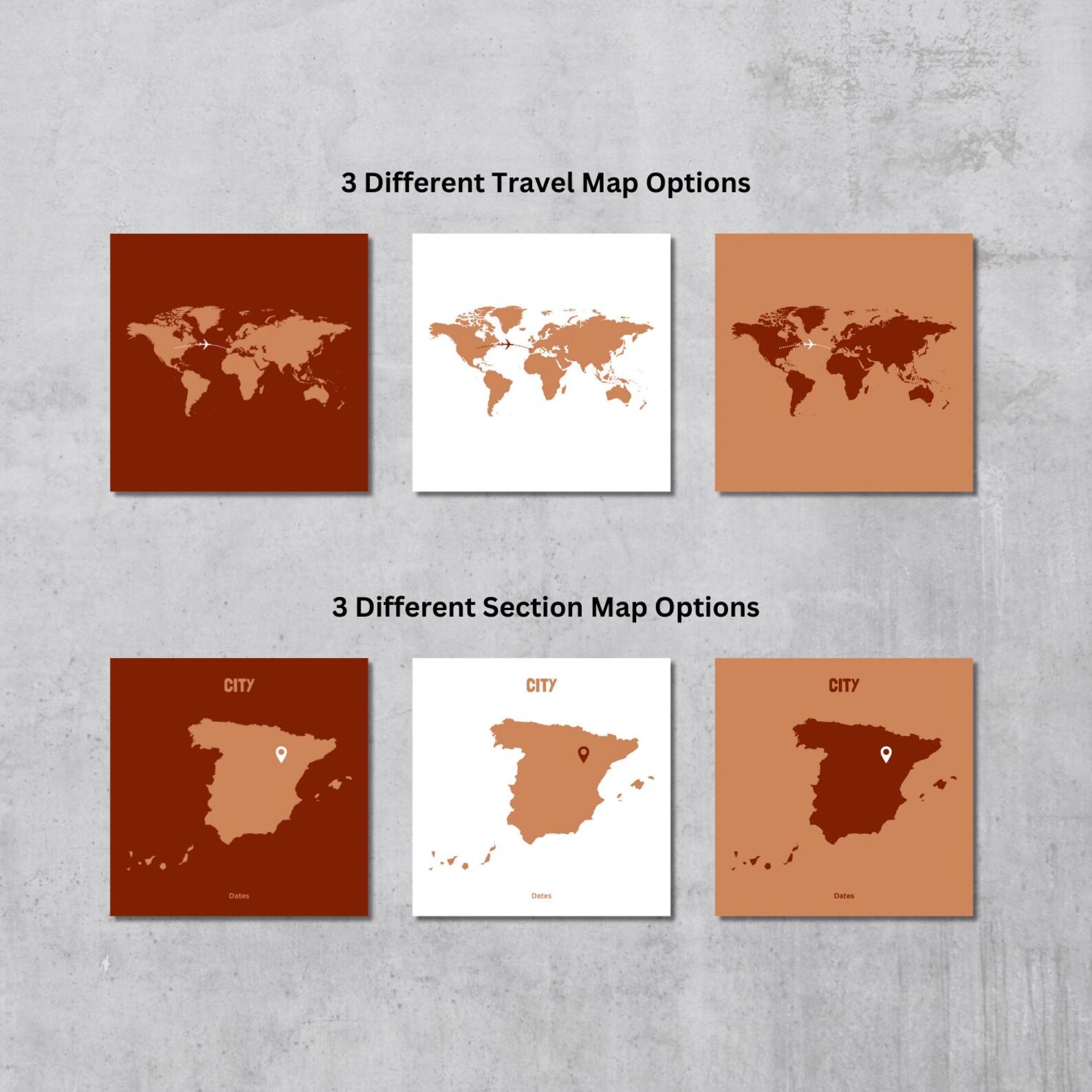 8x8 Travel Photo Book Canva Template, Square Photo Album, Digital ...