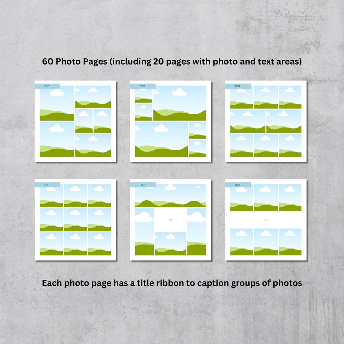 8x8 Travel Photo Book Canva Template, Square Photo Album, Digital ...