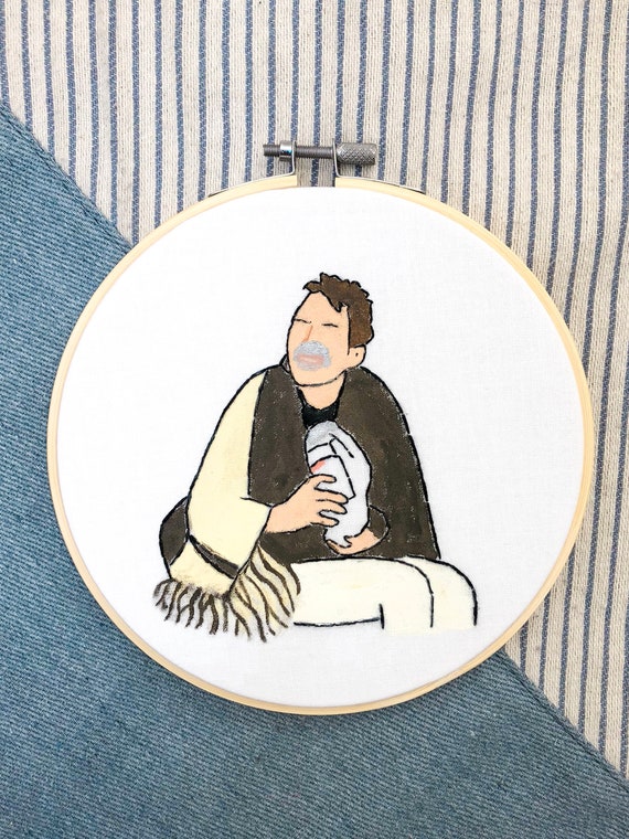 Always Sunny Charlie Spray Paint Embroidery Hoop | Etsy