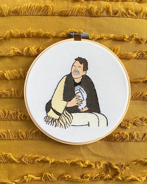 Always Sunny Charlie Spray Paint Embroidery Hoop - Etsy