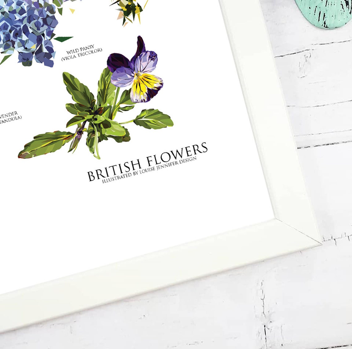 A4 BRITISH FLOWERS Print Nature Lover British flowers | Etsy