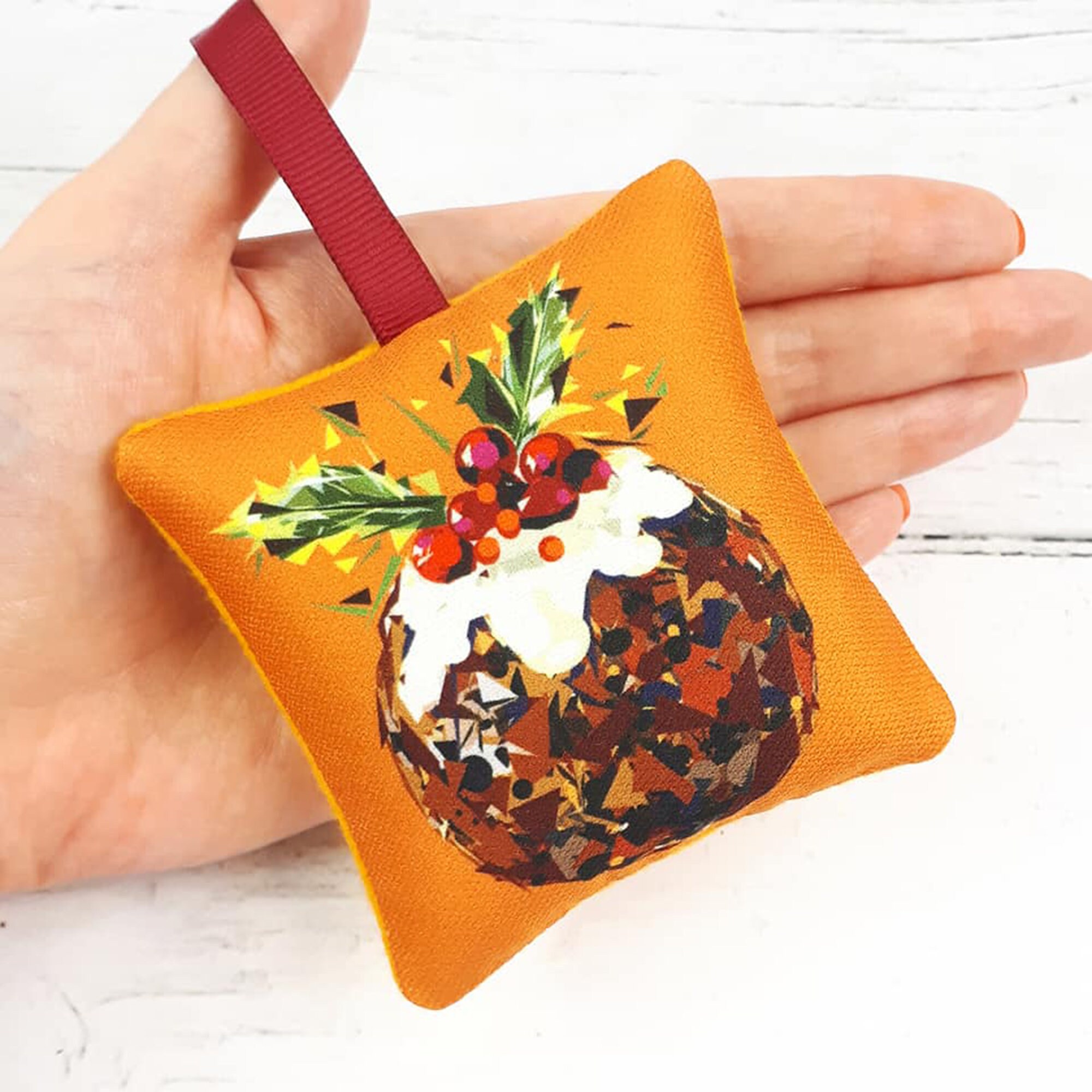 CHRISTMAS PUDDING Lavender Filled Sachet Handmade Lavender - Etsy UK