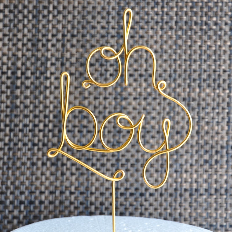 Oh Boy Cake Topper - Etsy