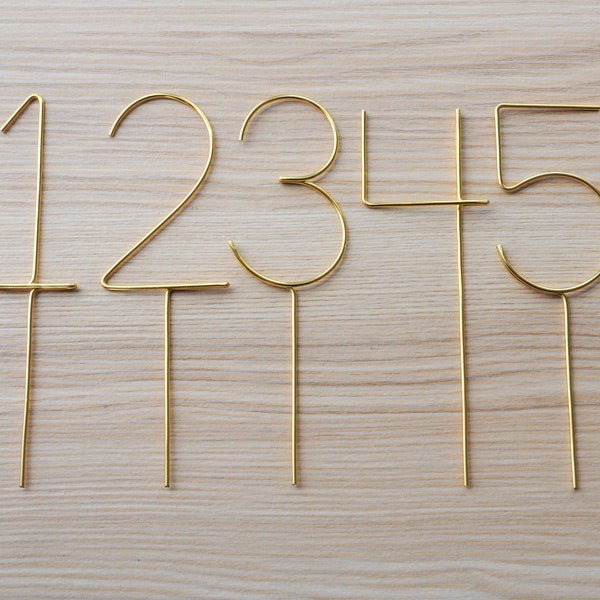 Number Cake Topper - Etsy