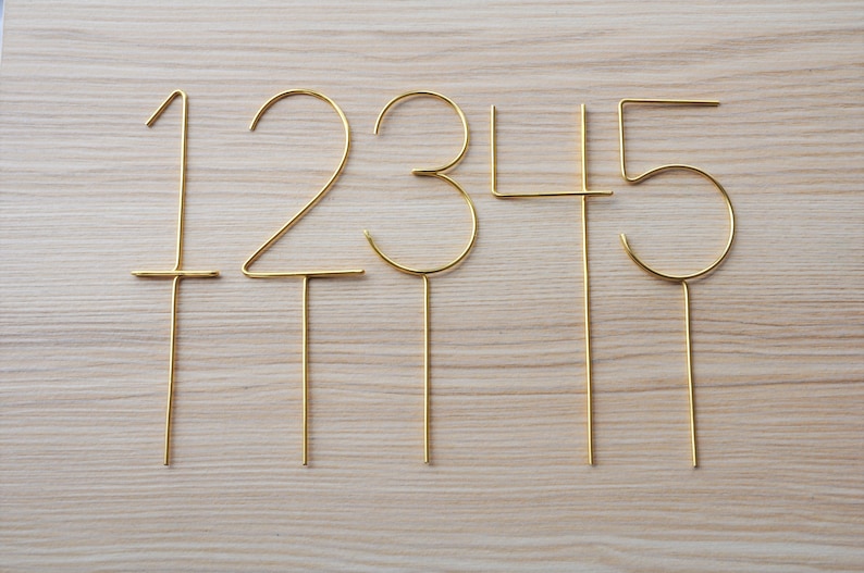 Two Digit Number Cake Topper Birthday or Anniversary Modern - Etsy